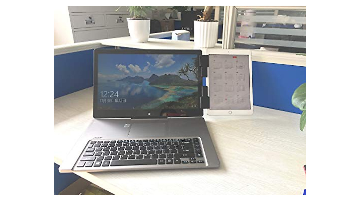 xcivi Dual Screen Laptop Clips for Phone & Tablet | 2-Pack