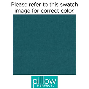 Pillow Perfect Rave Solid Indoor/Outdoor Lumbar Pillow Plush Fill, Weather and Fade Resistant, Lumbar - 11.5" x 18.5",, Green, 2 Count