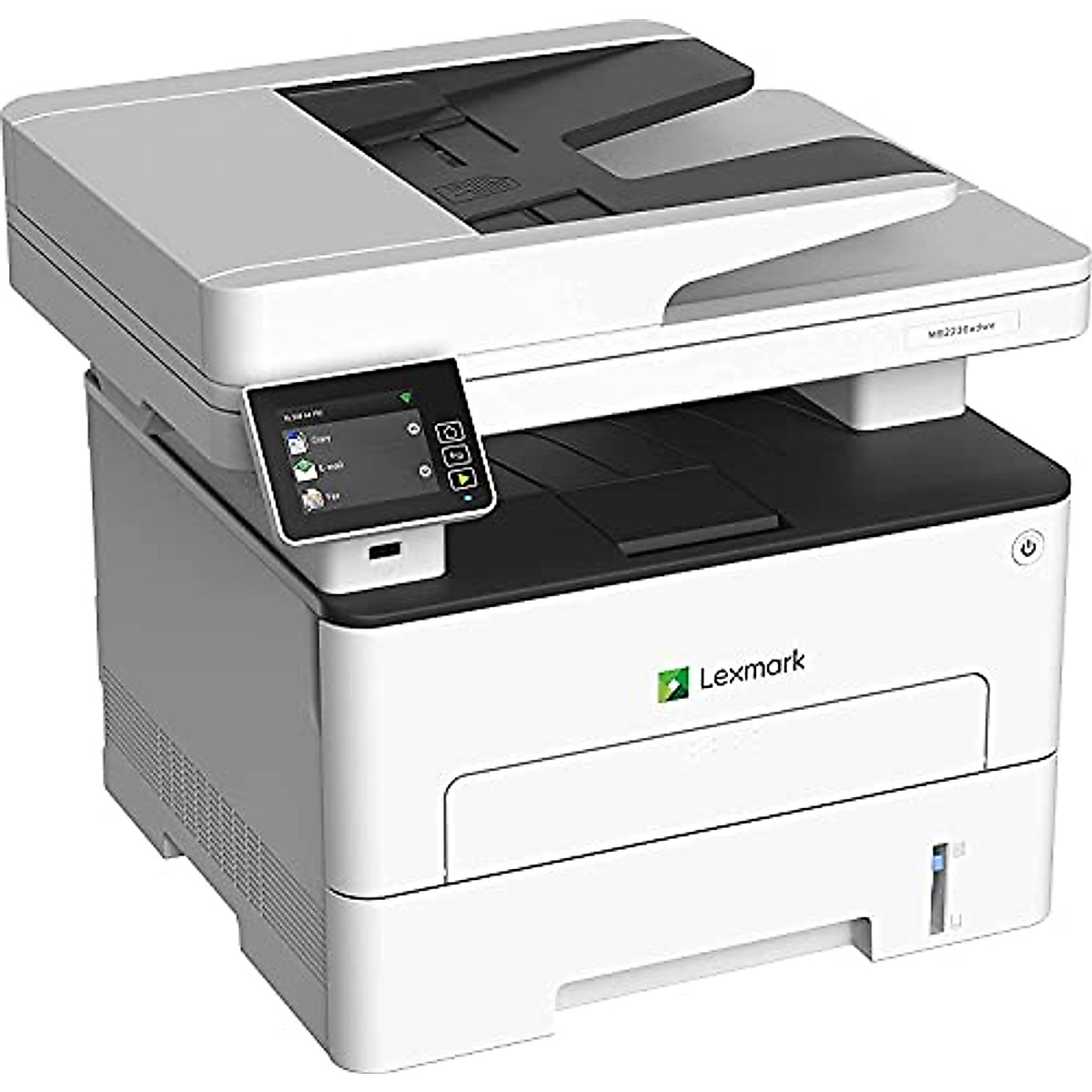 Lexmark MB2236i Multifunction Wireless Monochrome Laser Printer with A 2.8 Inch Color Touch Screen, Standard Two-Sided Printing, Cloud Fax Capability (18M0751) (Renewed)