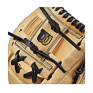 WILSON 2023 A2000® 1786 11.5” Infield Baseball Glove - Right Hand Throw, Blonde/Black