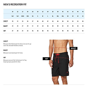 Speedo Men's UV Shirt Long Sleeve Loose Fit Easy Tee athletic technical swimsuits, Granite, Small US