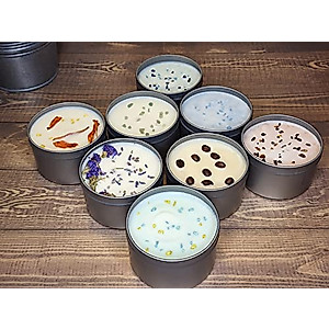 Sandra Sue Creations | Wickless Candle | All Natural | Highly Fragrant | 4oz and 8oz (White Tea & Sage, 4 oz)