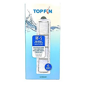 Top Fin Retreat RF-S Filter Cartridges (Small) Refill (6 Count)