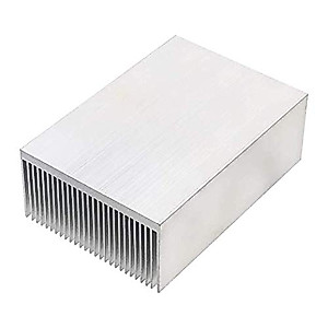 Xnrtop Aluminum Heat Sink Heatsink Module Cooler Fin for High Power Led Amplifier Transistor Semiconductor Devices with 100mm (L) x 69mm(W) x 36mm(H)