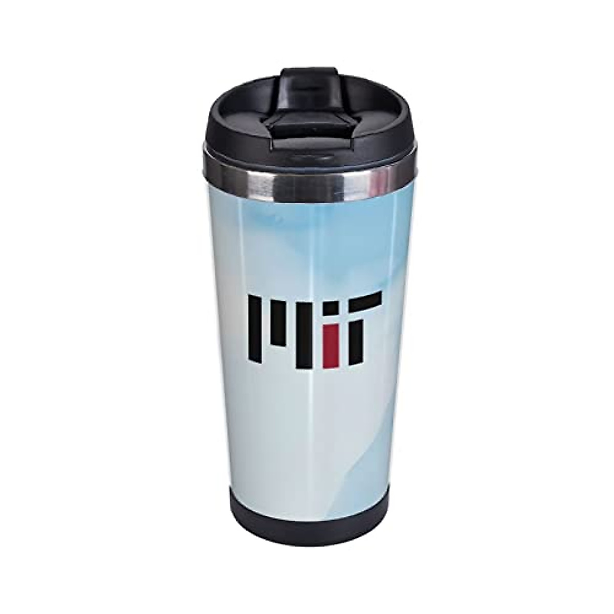 Lujzwop Massachusetts Institute Of Technology Logo Coffee Mug,Stainless Steel Double Vacuum Insulated Tumbler,Coffee Travel Mug Spill Proof With Lid,Suitable For Hot,Cold Coffee,Tea,Beer