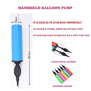 Balloon Stand, Gold Balloon Centerpieces for Tables, Graduation Party Decorations Baby Shower Engagement 1st 2nd 16th 18th 21th 30th 40th 50th 60th 70th 80th 90th 100th Birthday Decorations, Set of 2