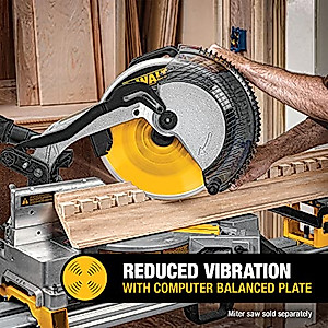 DEWALT 12-Inch Miter Saw Blade, Crosscutting, Tungsten Carbide, 80-Tooth, 2-Pack (DW3128P5)