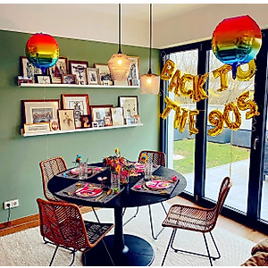 JeVenis Back to the 90s Birthday Party Balloon Banner, 90s Themed Decorations, 1 Count