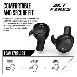 ACT FIRES Shooting Ear Protection Earbuds