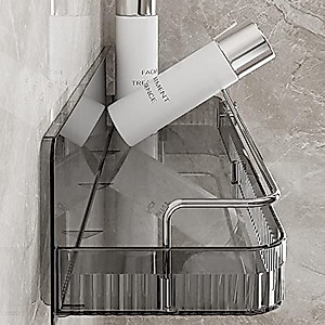 Shower Caddy Shower Organizer Adhesive Shower Shelf No Drilling Shelf for Kitchen Bathroom Shower Storage Green/Grey- bathroom organizers and storage Adhesive Shower Shelf No Drilling Shelf for Shower