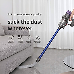 Flat brush Replacement for Cordless Vacuum Cleaners V7 V8 V10 V11 V12 V15 Flexible Crevice Tool Good for Corners and Gaps Cleaning