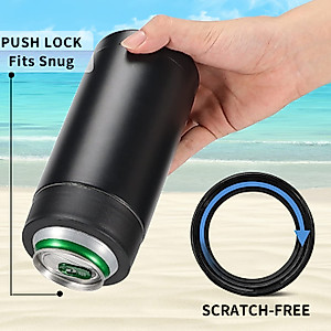 OJOJ Insulated 16oz Can Cooler Double Walled Insulated Can Cooler Stainless Steel Can Holder for Beer