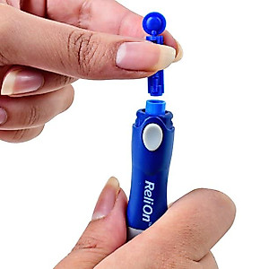 Relion Premier Test Strips 100 Count Bundled with ReliOn Ultra-Thin Blood Lancets, 100 Count and Pill Organizer by Samba Life