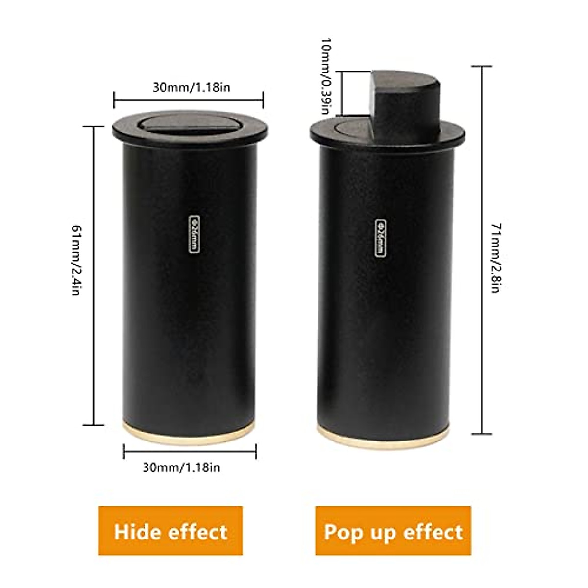 Workbench Stop Dog, 26mm Hole Adjustable Pop-up Bench Dog, Workbench Pop-up Table Baffle Block Desktop Latch, Woodworking Desktop Limit Block Auxiliary Positioning Fixing Tool (4Pcs)