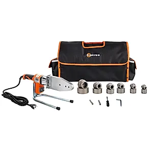Hayes Welding Hayes Digital Socket Fusion Pipe Welder Tool Kit PRO up to 2 in Orange 2 Inch HY1KIT