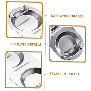 Zerodeko 3pcs stainless steel spoon rack spoon holder hot pot spoon rack lid holder utensil holder utensil rest stove organizer household scoop holder spoon storage holder home spoon rack