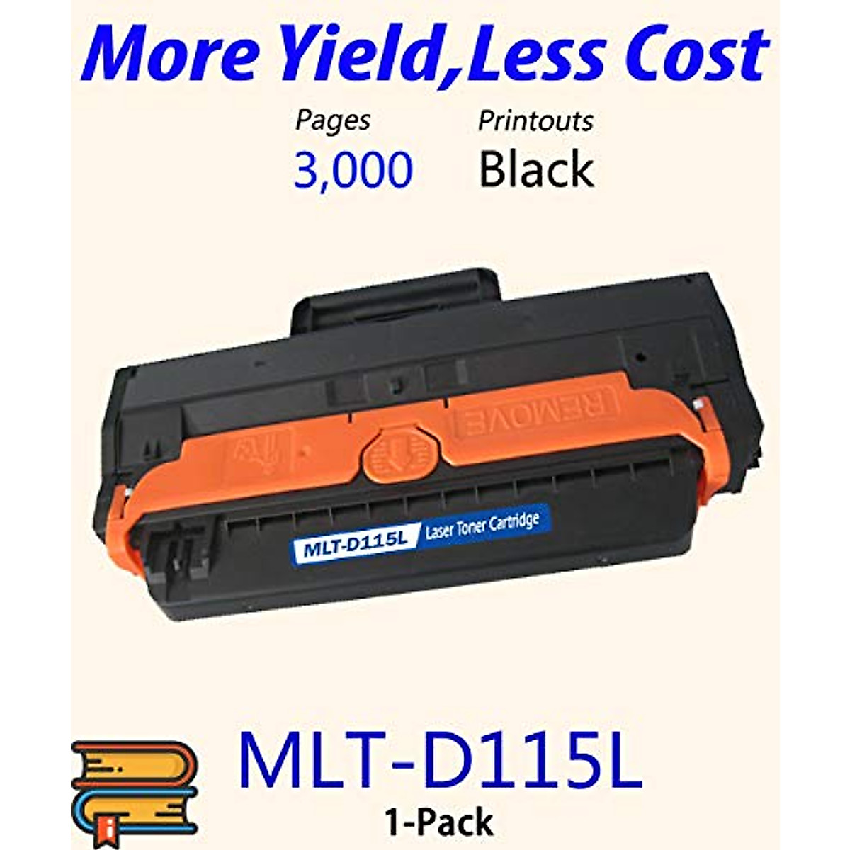 (1-Pack, Black) ColorPrint Compatible MLT-D115L Toner Cartridge Replacement for Samsung MLTD115L 115L D115L Xpress SL-M2830DW SL-M2880FW SL-2620ND SL-2820DW 2820ND SL M2670FN M2870FD M2870FW Printer