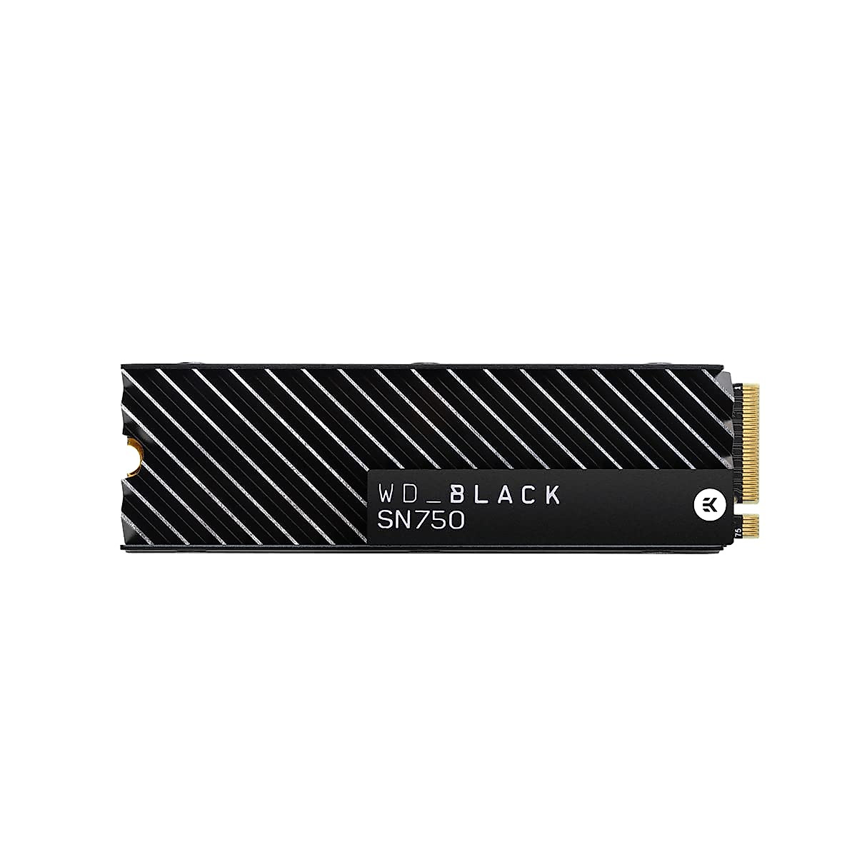 Western Digital WD Black SN750 NVMe PCIE M.2 2280 GEN3 4TB (2TB x 2) PCI-Express Internal Gaming SSD with Heatsink 3D NAND, 3,400 MB/s - WDS200T3XHC