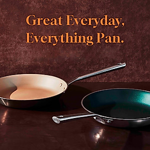 Material, The Copper Coated Pan, Durable, Clean Nonstick, Long Lasting, Dune