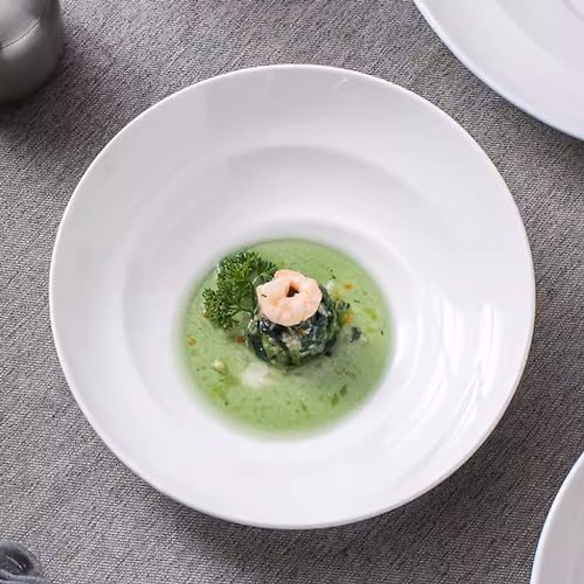 Dinner Plates Set Dish Plate Tableware Hotel Commercial Creative Cold Dish Plate Stir-fry Plate Ceramic Salad Bowl Fruit Bowl Kitchen Salad Bowl (Size : Medium)