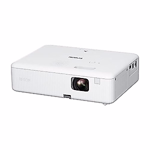2022 New Upgrade Epson EpiqVision Flex CO-W01 Portable Projector, 3-Chip 3LCD, Widescreen, 3,000 Lumens Color/White Brightness, 5 W Speaker, 300-Inch Home Entertainment and Work, Streaming Ready