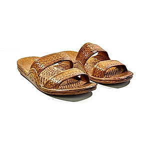 Hawaii Moses Unisex Rubber Slide on Jesus Sandal Slippers (9, Brown)