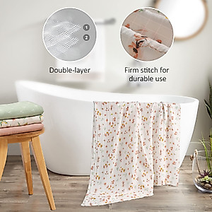 Softan Swaddle Blanket, Muslin Swaddle Blanket for Boys & Girls, 47X47In Muslin Swaddle Receiving Blanket for Newborn, Baby Muslin Swaddle Blanket Soft Silky & Breathable, 4 Pack