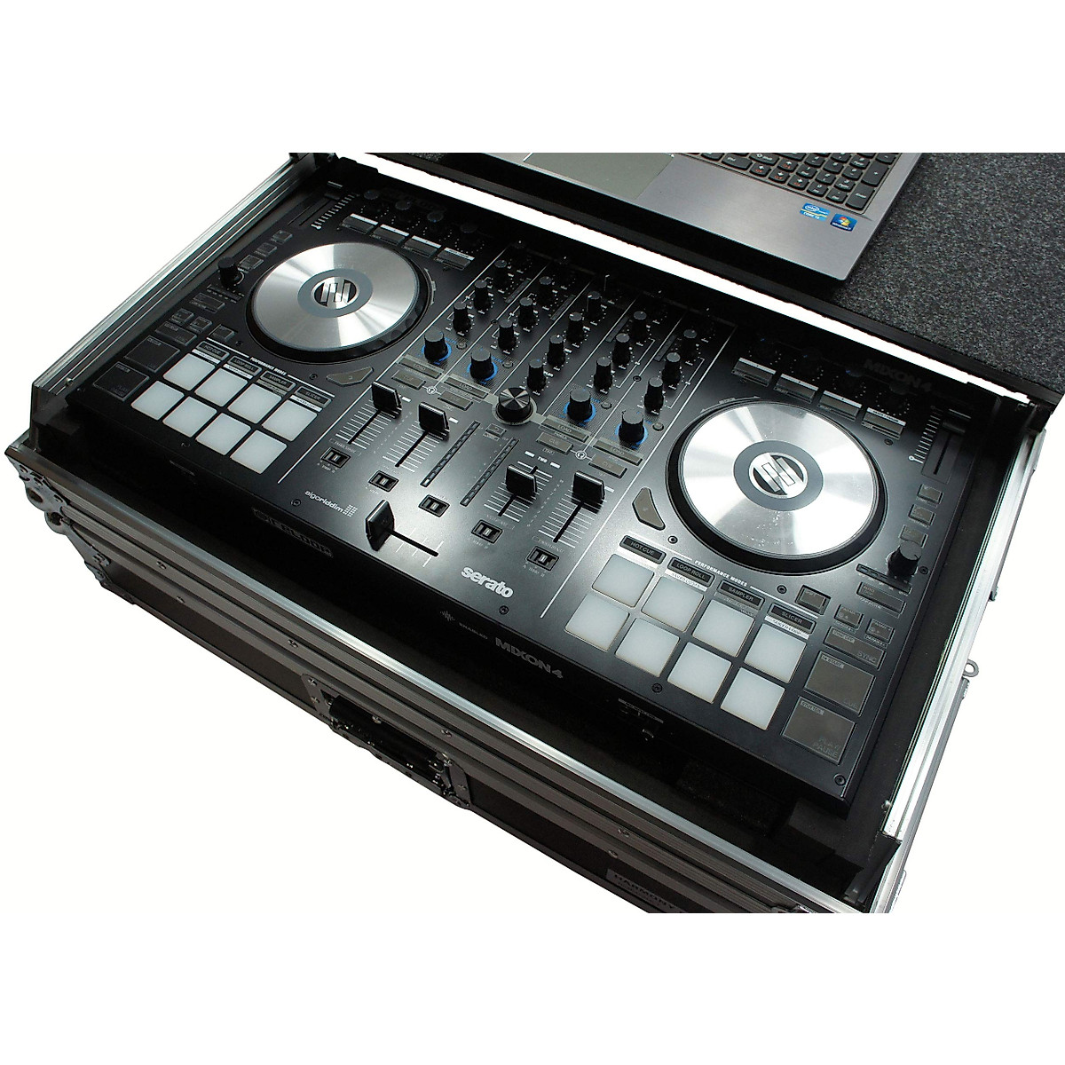 Harmony Audio HCMIXON4LT Flight Glide Laptop Stand DJ Custom Case Compatible with Reloop Mixon 4