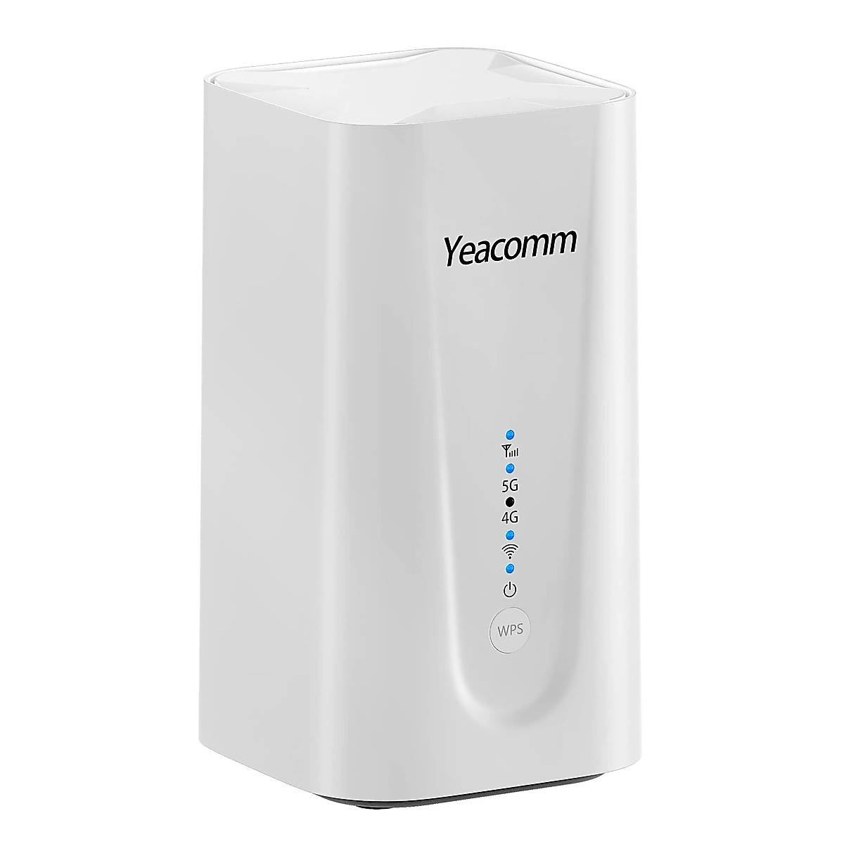 Yeacomm 5G Router AX3600 WiFi-6 Modem with Sim Card Slot,NR NSA/SA 5G Cellular Router Up to 4.67Gbps,Wireless 5G CPE & LTE Cat20 Gateway,Voice Volte RJ11,Band Lock,VPN,4 x 4 MIMO