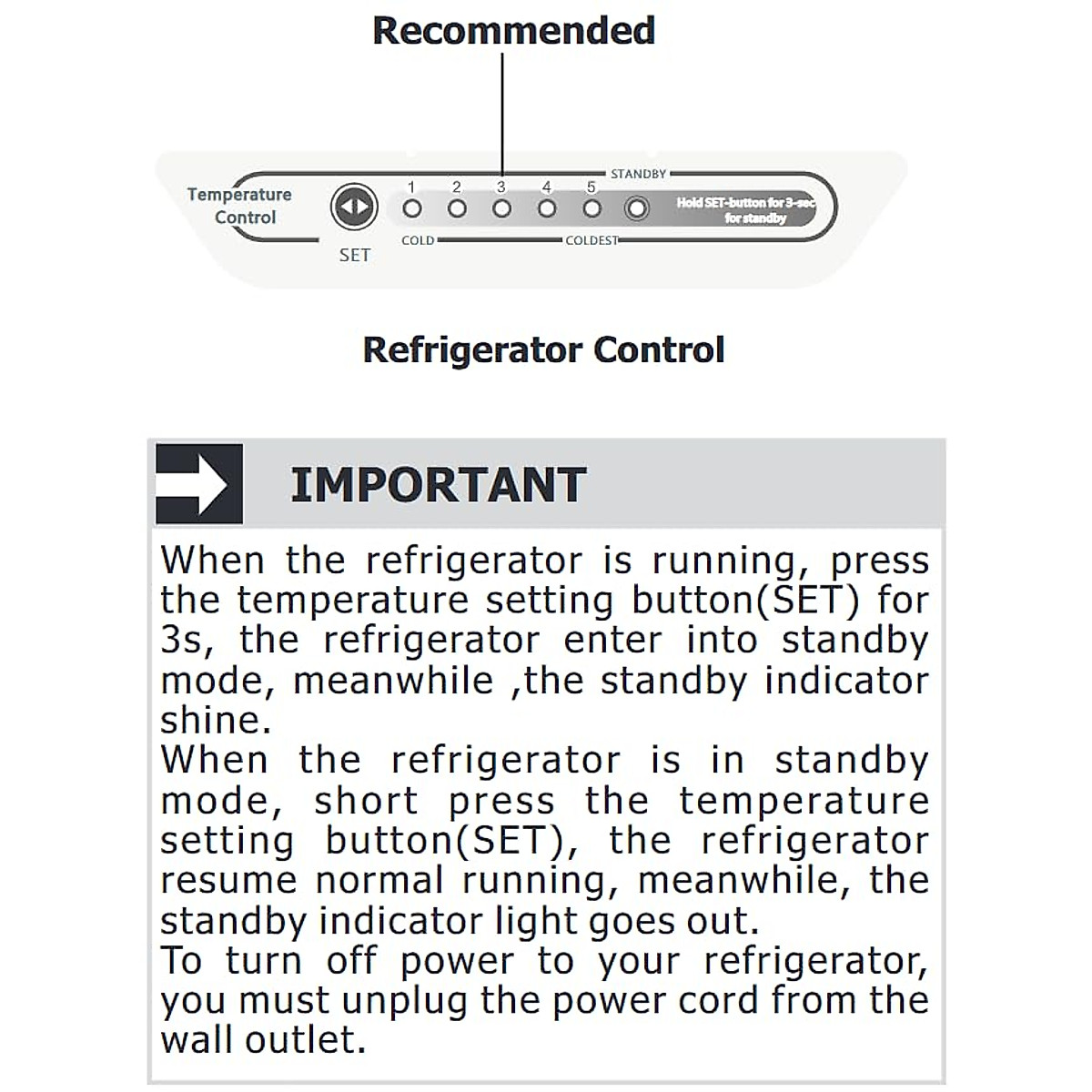 5304523541 Temperature Control Board for Frigidaire Refrigerator FFHT1824UW, FFHT1824US, Compatable with 5304498695