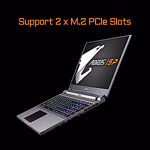 GIGABYTE AORUS 15P (WB) Thin and Light Performance Gaming Laptop, 15.6-inch FHD 144Hz IPS, GeForce RTX 2070 MAX-Q, 10th Gen Intel i7-10750H, 16GB DDR4, 512GB NVMe SSD (AORUS 15P WB-7US1130SH)