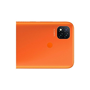 Xiaomi Redmi 9C Smartphone, 2 GB + 32 GB, 6.53" HD+ Dot Drop Display 5000mAh (typ), 13 MP, con AI Face Unlock, Tripla Fotocamera, Arancione (Sunrise Orange)