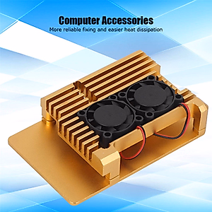 Protection Enclosure Box Armor Case W Dual Cooling Fan Confidential Structure Industrial for Raspberry Pi 3 Model 2B 3B