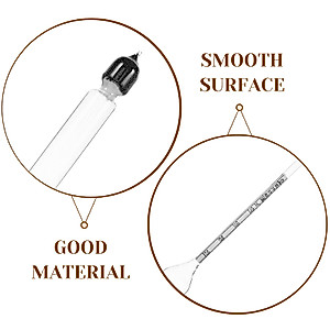 Amosfun Lactometer Dairy Hydrometer for Milk, Whey, Milk Density Tool Kitchen Supply