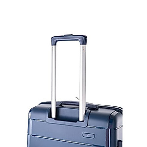 Rockland Vienna Hardside Luggage with Spinner Wheels, Navy, 3-Piece Set (20/24/28)