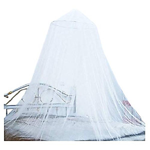 Hoop Bed Canopy Plus 3.75 Yard DIY Star Lace Mosquito Net for Crib, Twin, Full, Queen or King Size Bed and Travel Camping Ourdoor Events (Cream)