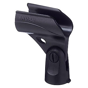 Shure A25D Microphone Clip - Stand Adapter for Handheld Mics with 3/4" (25-30mm) Barrel Diameter, PGA48, PGA57, PGA58, PGA81, SM48, SM57, SM58, SM94, SM137, 565, 545, Beta 57, Beta 58, KSM8, KSM9