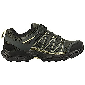Salomon Pathfinder Hiking Shoes for Women, Shadow/Urban Chic/Bleached Sand, 5