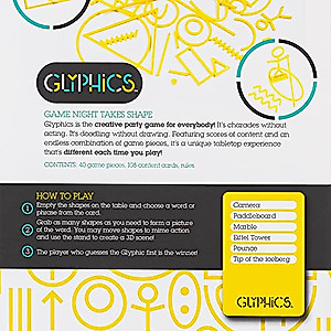 Big G Creative: Glyphics, Creative Party Game for Everybody, Charades Without Acting, Doodling Without Drawing, Unique Tabletop Experience, Different Each Time You Play, Easy to Learn, Ages 10 and up