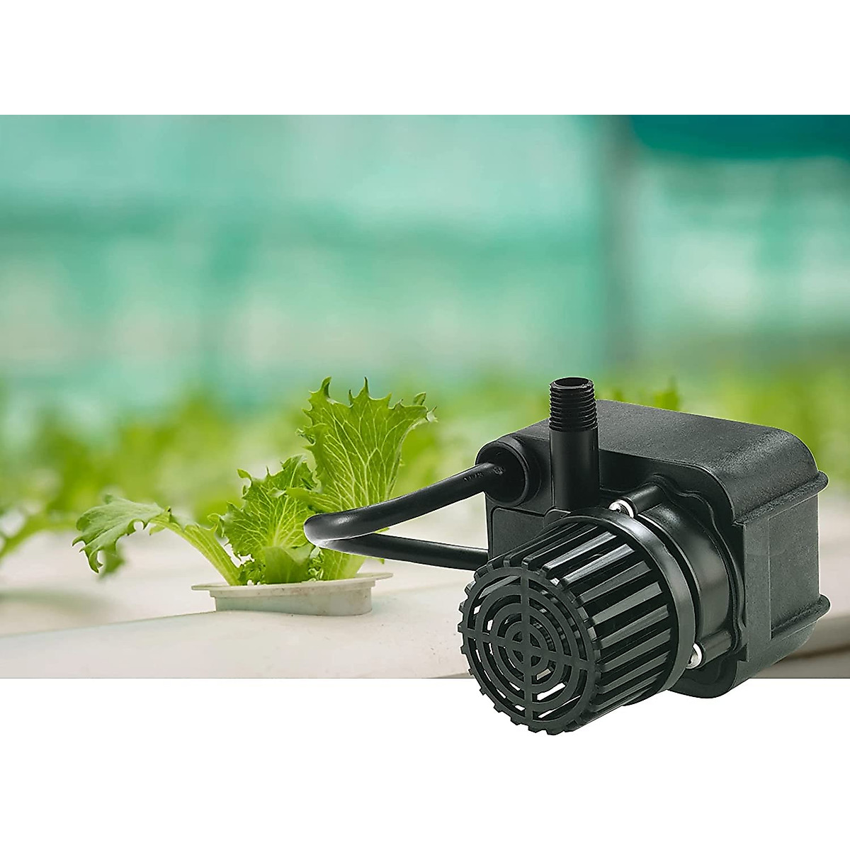 Little Giant PE-2F-PW 115 Volt, 1/40 HP, 300 GPH Submersible Direct Drive Pump for Small Ponds or Fountains with 15-Ft. Cord, Black, 566611