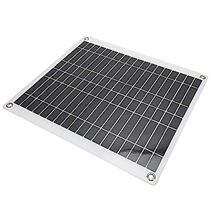 Crazy Sales Portable Solar Panel, 25W 18V 2A DC1218V Flexible Solar Panel, Dual USB Polycrystalline Silicon Outdoor Supplies Car Spacious Stations for Laptops