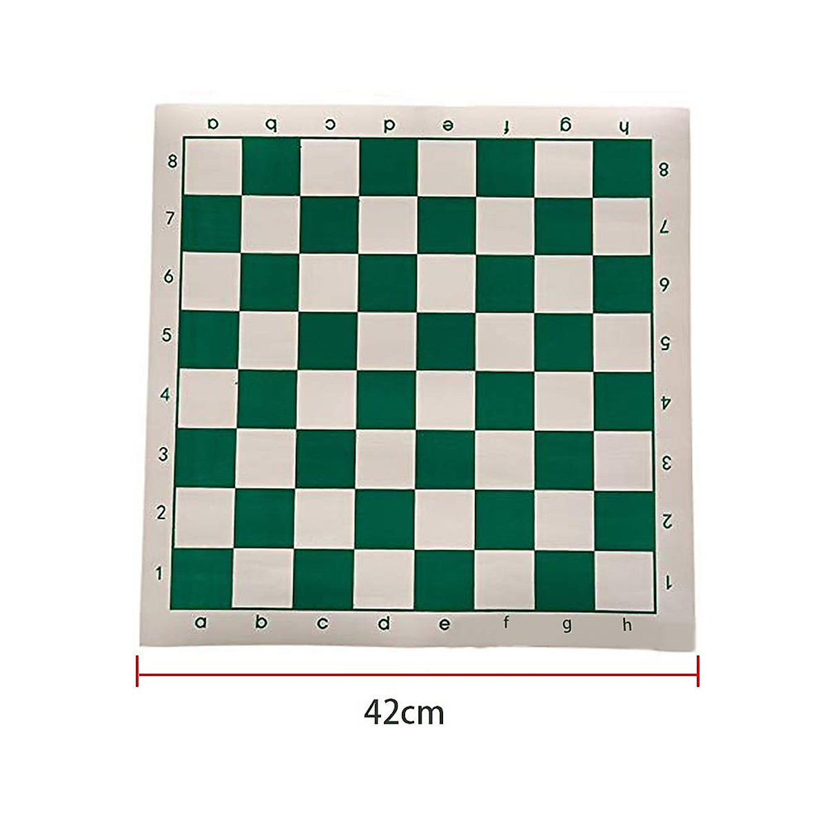 KASCLINO Tournament Chess Mat, PU Leather Tournament Roll Up Chess Board, Chess Rollable Chessboard, Lightweight & Non Slip, Chess Mat for Kids and Adults(Size:42cm)