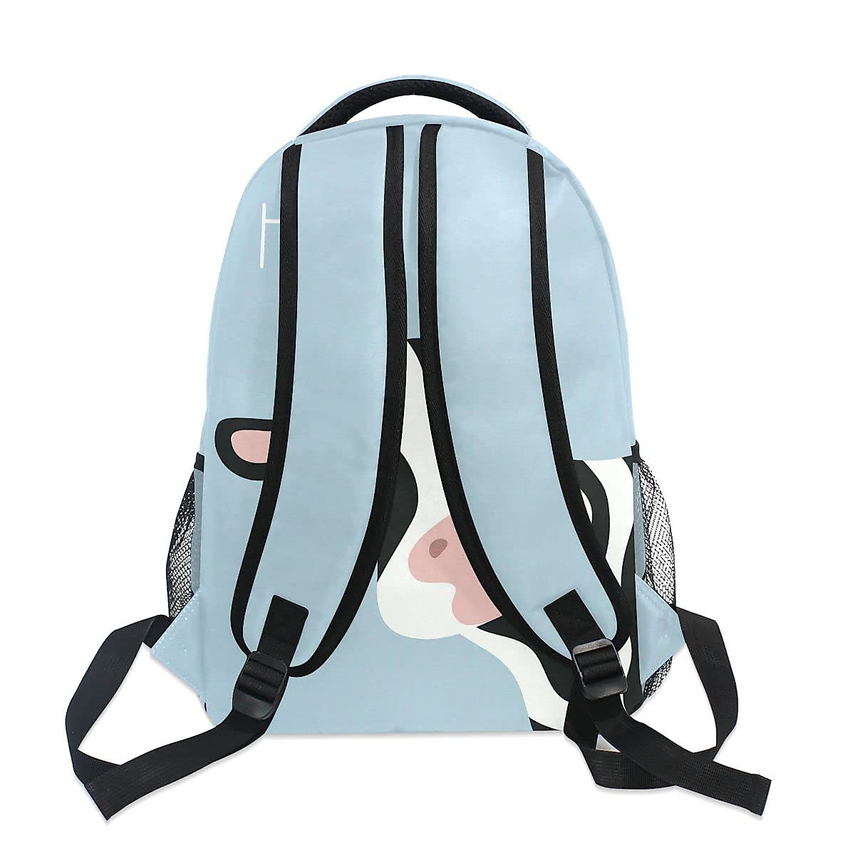 School College Backpack Rucksack Travel Bookbag Outdoor Cute Cow Hello…
