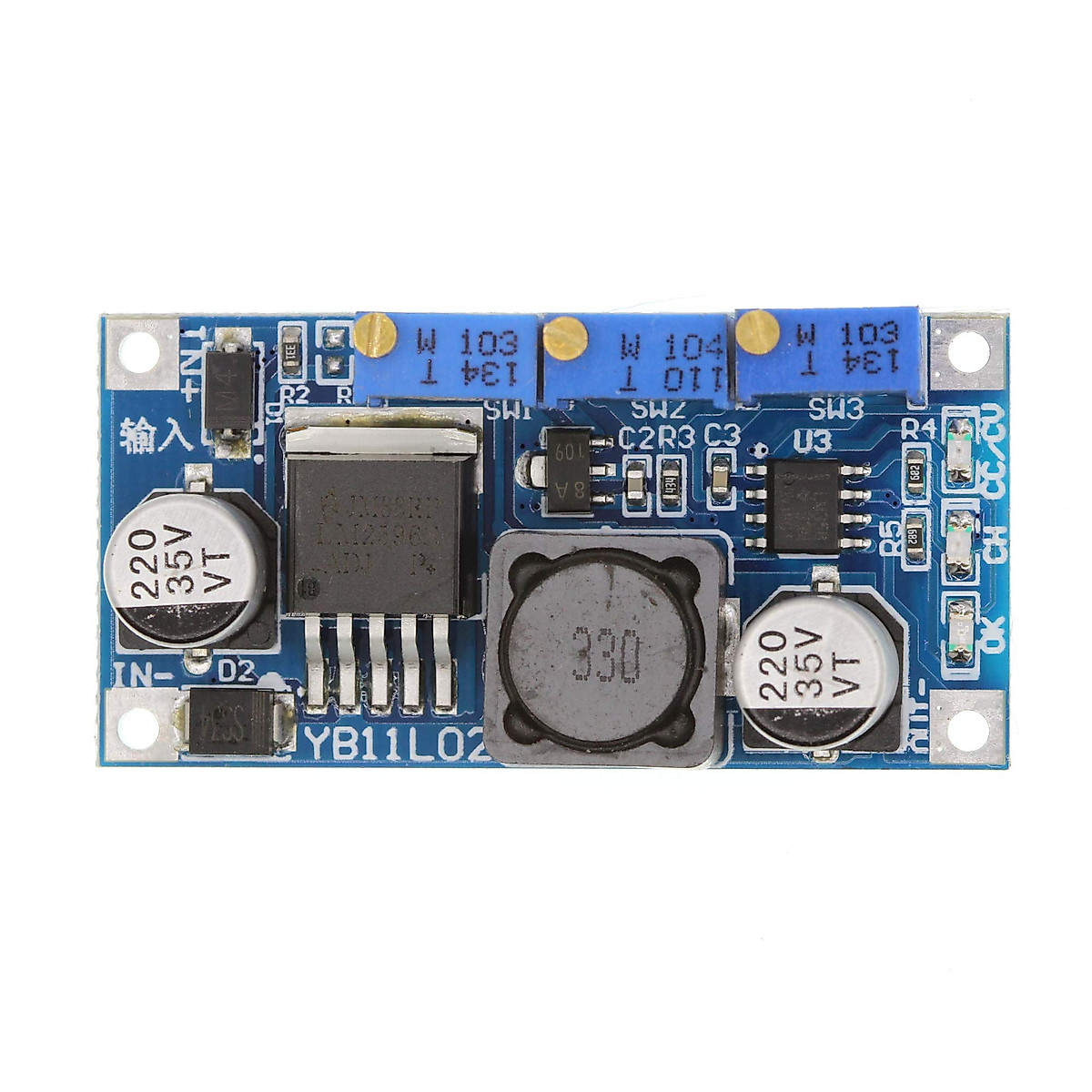 5 Pack LM2596S LED Constant Current & Constant Voltage Driver Power Supply Module