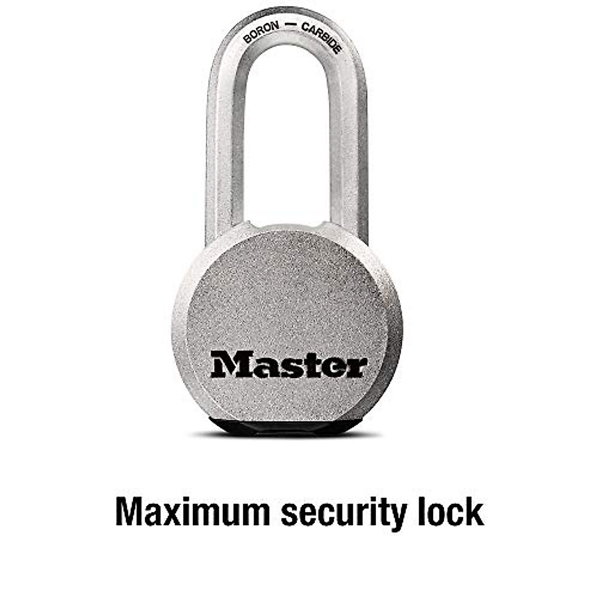 Master Lock Magnum Heavy Duty Solid Steel Padlock with Key, Silver, ‎M930XKADLH