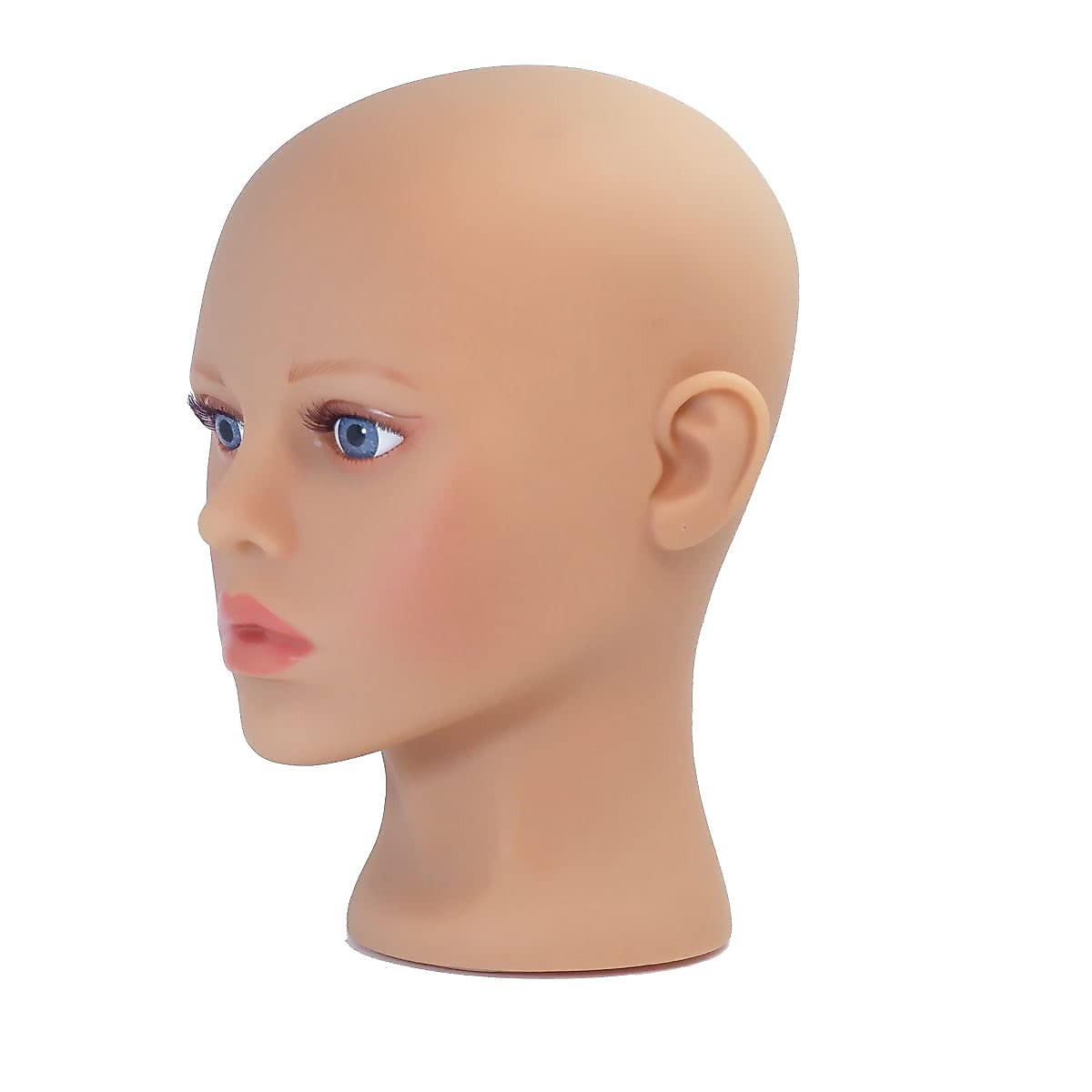 Seedollia Realistic Mannequin Head for Wigs Hat Stands for Display Glasses Holder Stand Headphone Stand Headband Display African American