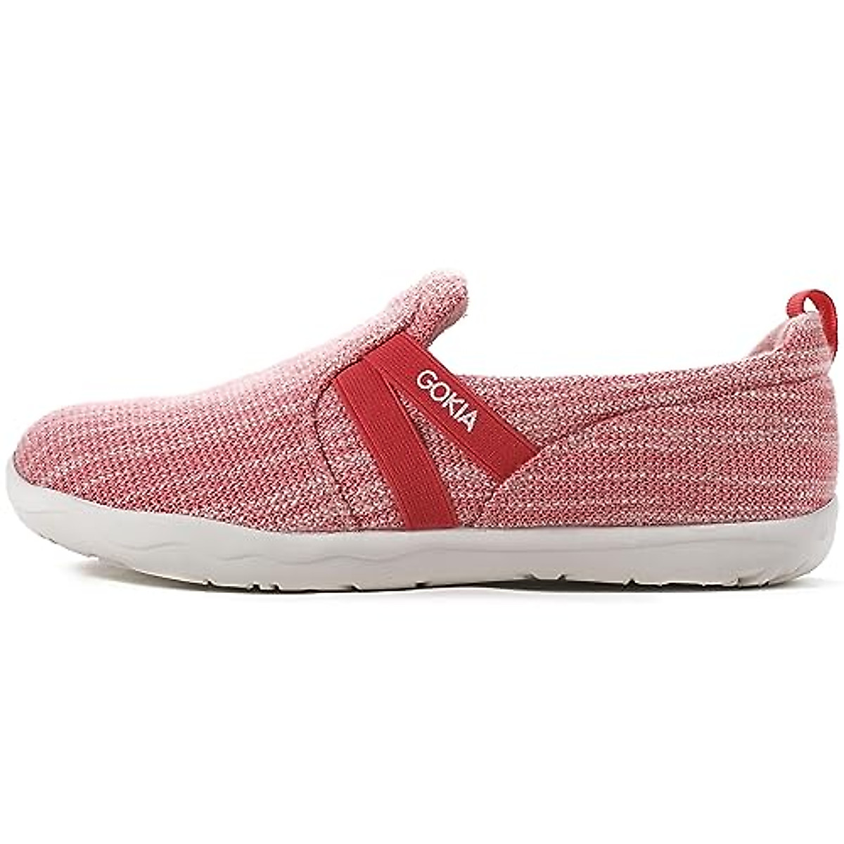 GOKIA Women's Droma Walking Travel Loafer Shoes(SS2024, Coral Pink, Size 8)