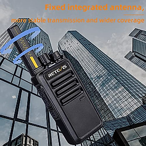 Retevis RT68 Two-Way Radios Long Range, Walkie Talkies for Adults, 2 Way Radio with Earpiece, Walkie Talkie Rechargeable with Charging Base, for Manufacturing Restaurant Business(10 Pack)