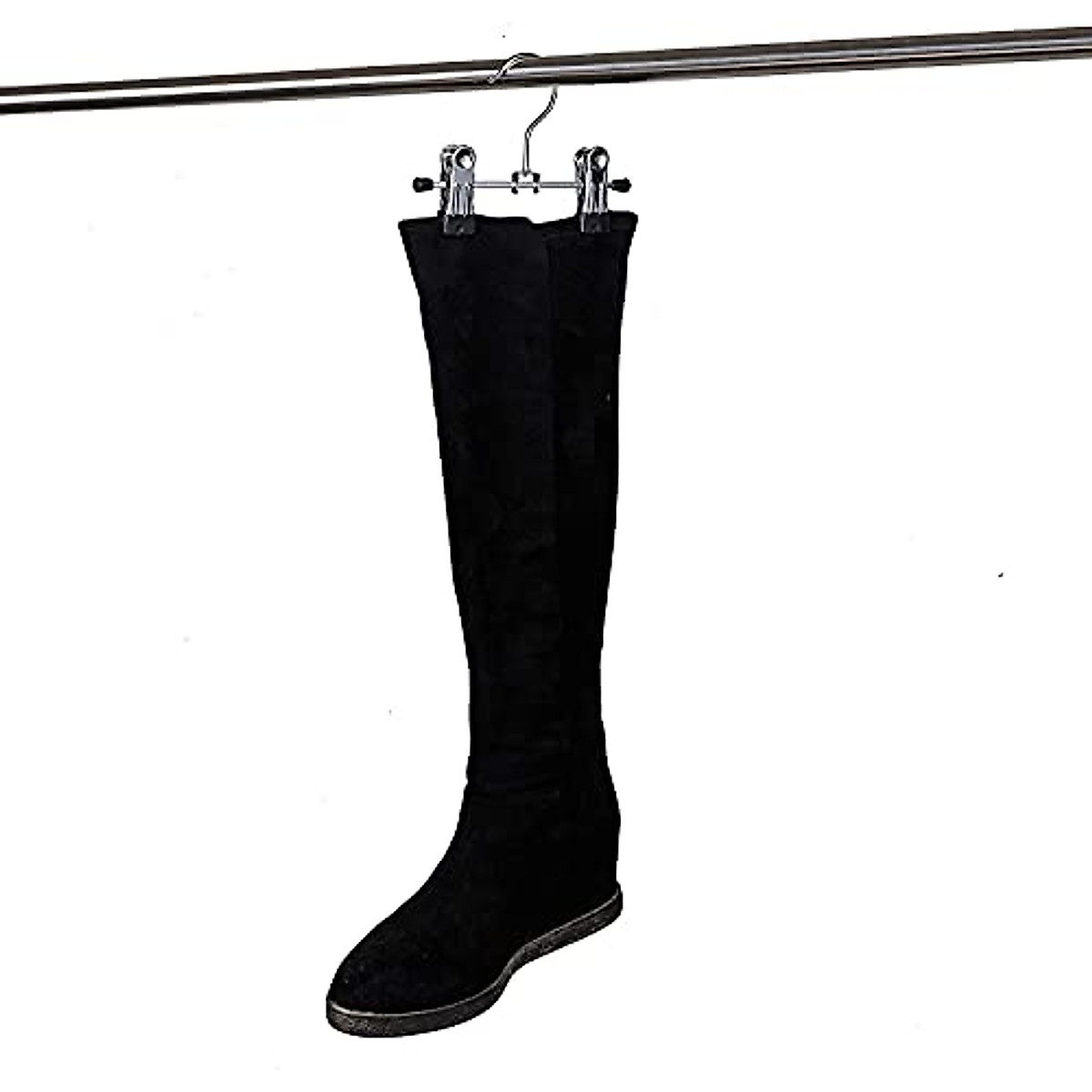 20 pcs Adjustable Seddex Shoe Rack Pet Baby Pants Folder Multi Functional Portable Travel Laundry hat Heavy Duty Laundry Hooks Socks Holder Double Clip Boot Hanger (20)