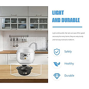 SHERCHPRY 2-Tier Corner Storage Shelf Metal Wire Cabinet Corner Shelf Organizer Plates Dishes Spices Rack Kitchen Cosmetics Makeup Organizer Holder for Home Pantry Bathroom